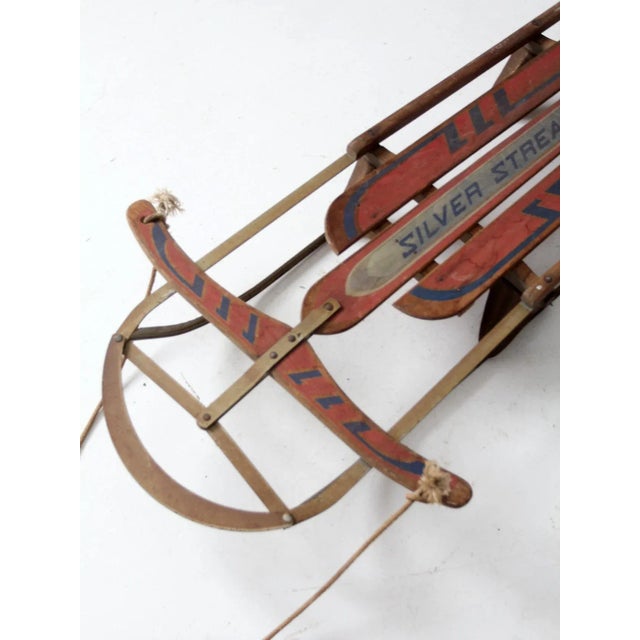 Vintage Garton Sliver Streak Sled | Chairish