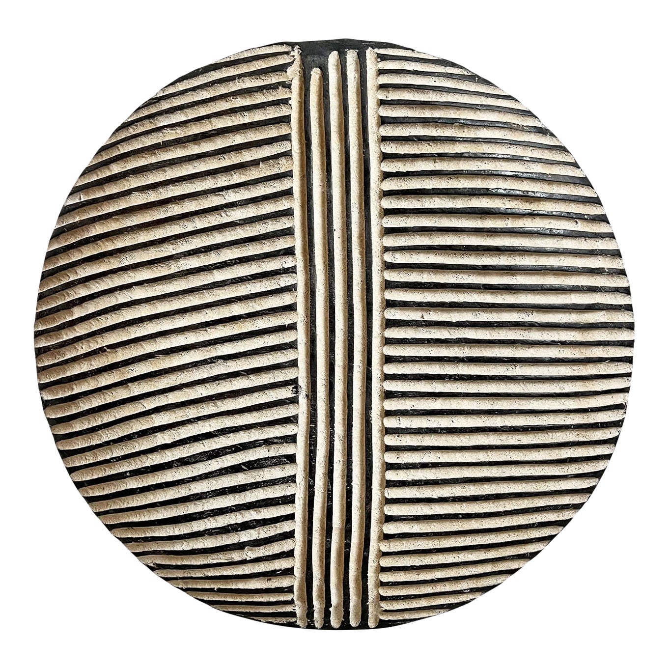 Vintage Zulu Round Shield Wall Decor | Chairish