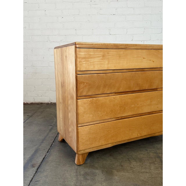 1960s Compact Chest of Drawers in Maple | Chairish