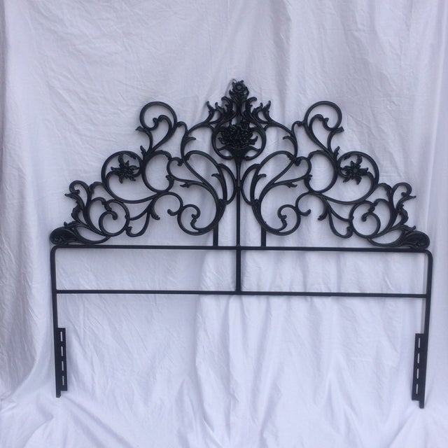 Vintage Iron Full Size Headboard | Chairish