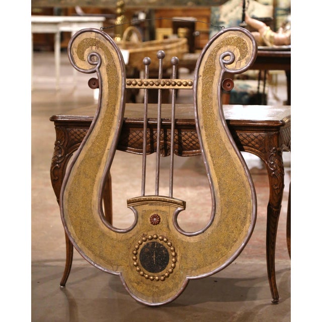 18th Century Italian Carved Giltwood, Silvered and Painted Decorative ...