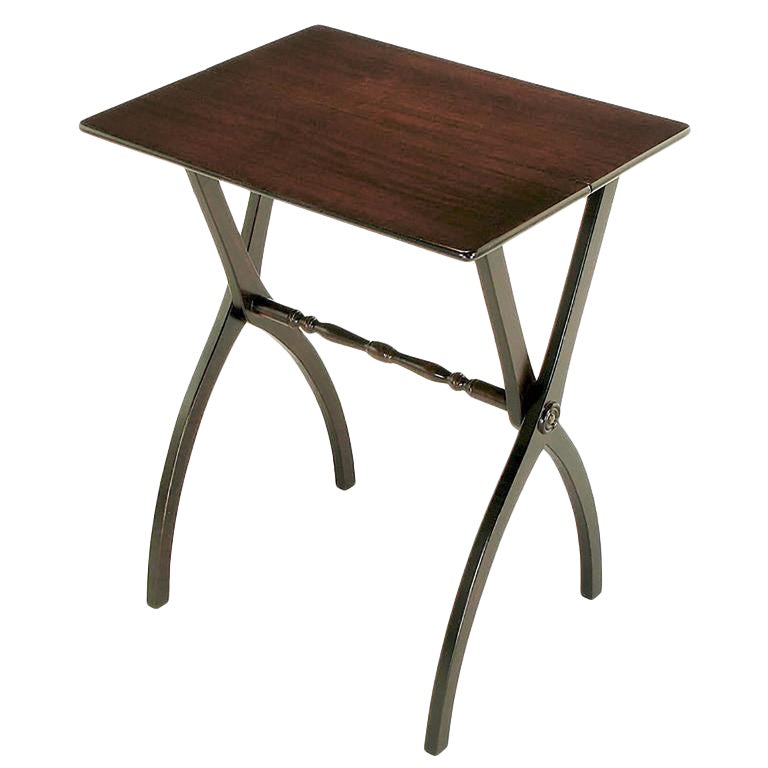 19th Century Mahogany Folding Coach Table | Chairish