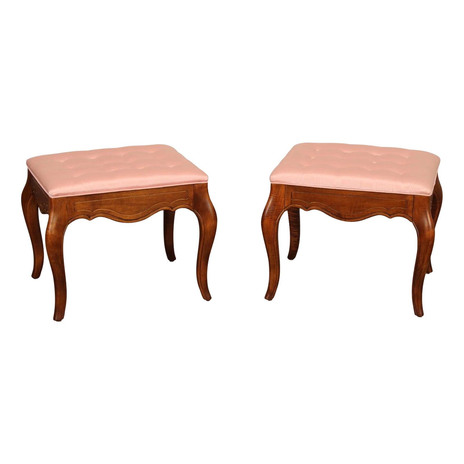 Ethan Allen French Country Style Pair of Benches | Chairish