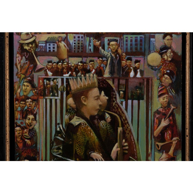 James Feeham "Tuscan Regatta" Painting Mixed Media Oil, Wax & Collage ...