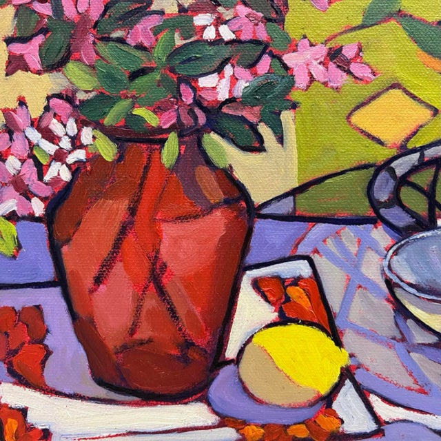 "Transparent Moments" Original Contemporary Fauvist Still Life Painting ...