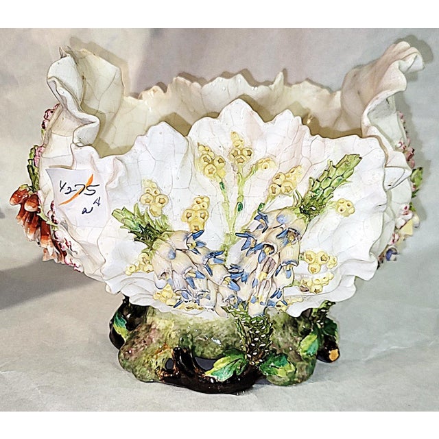 Vintage Moore Pottery Ceramic Cabbage Bowl | Chairish