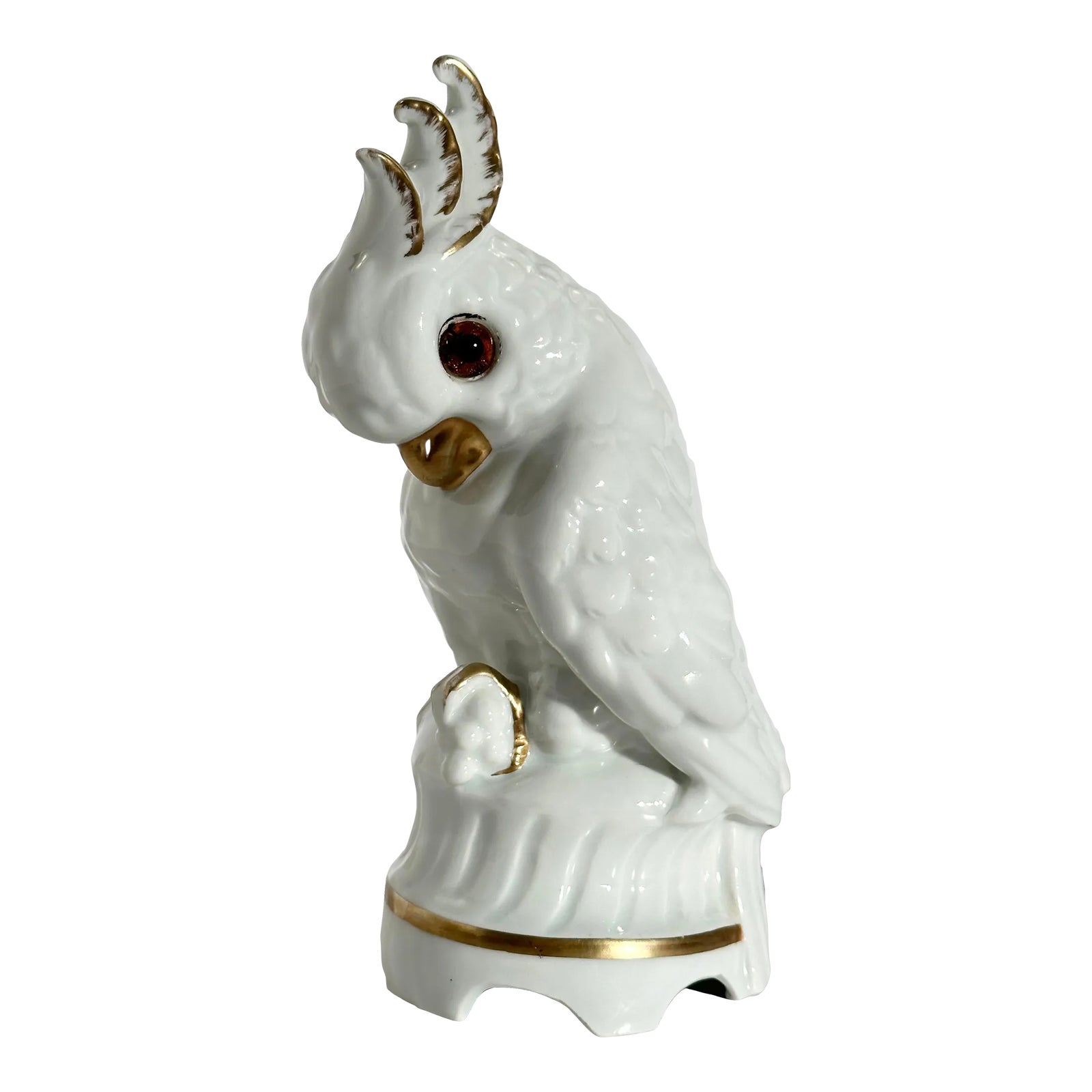 Vintage Rosenthal Werke Schauberg Porcelain Cockatoo Lamp, Bavaria ...