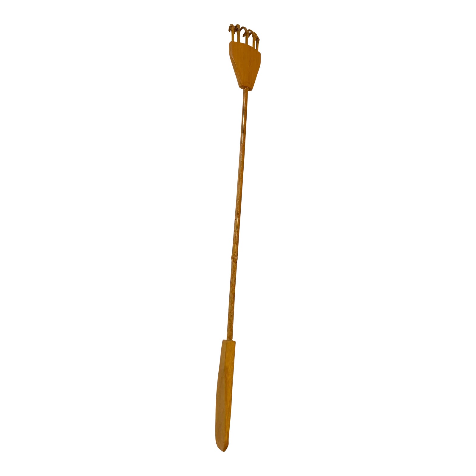 Vintage Wooden Back Scratcher | Chairish