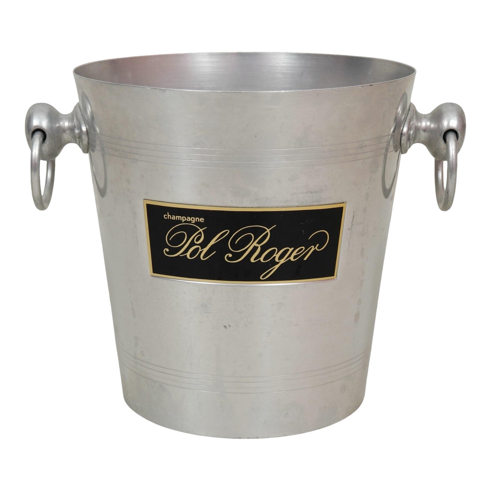French Pol Roger Champagne Ice Bucket | Chairish