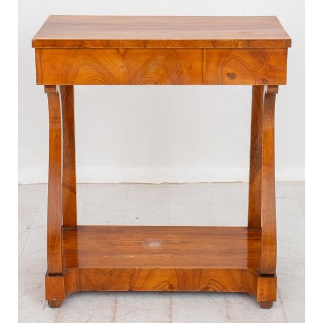 Biedermeier Cherry Wood Console Table | Chairish