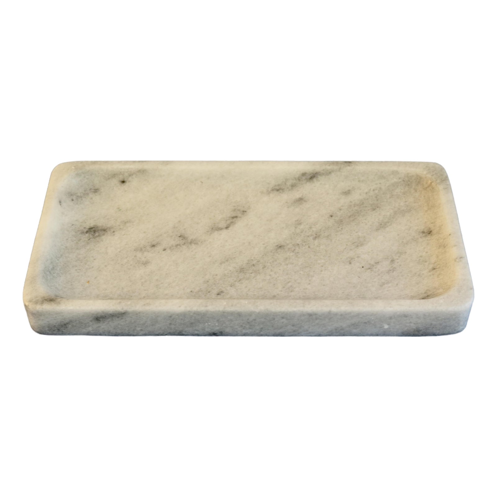 Italian Gray Marble Tray | Chairish