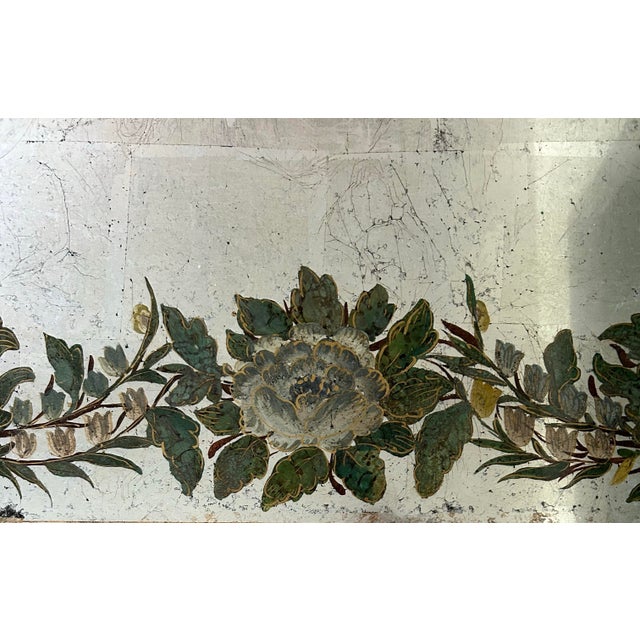 Vintage 1970’s Venitian Style Reverse Painted Decorative Mirror | Chairish