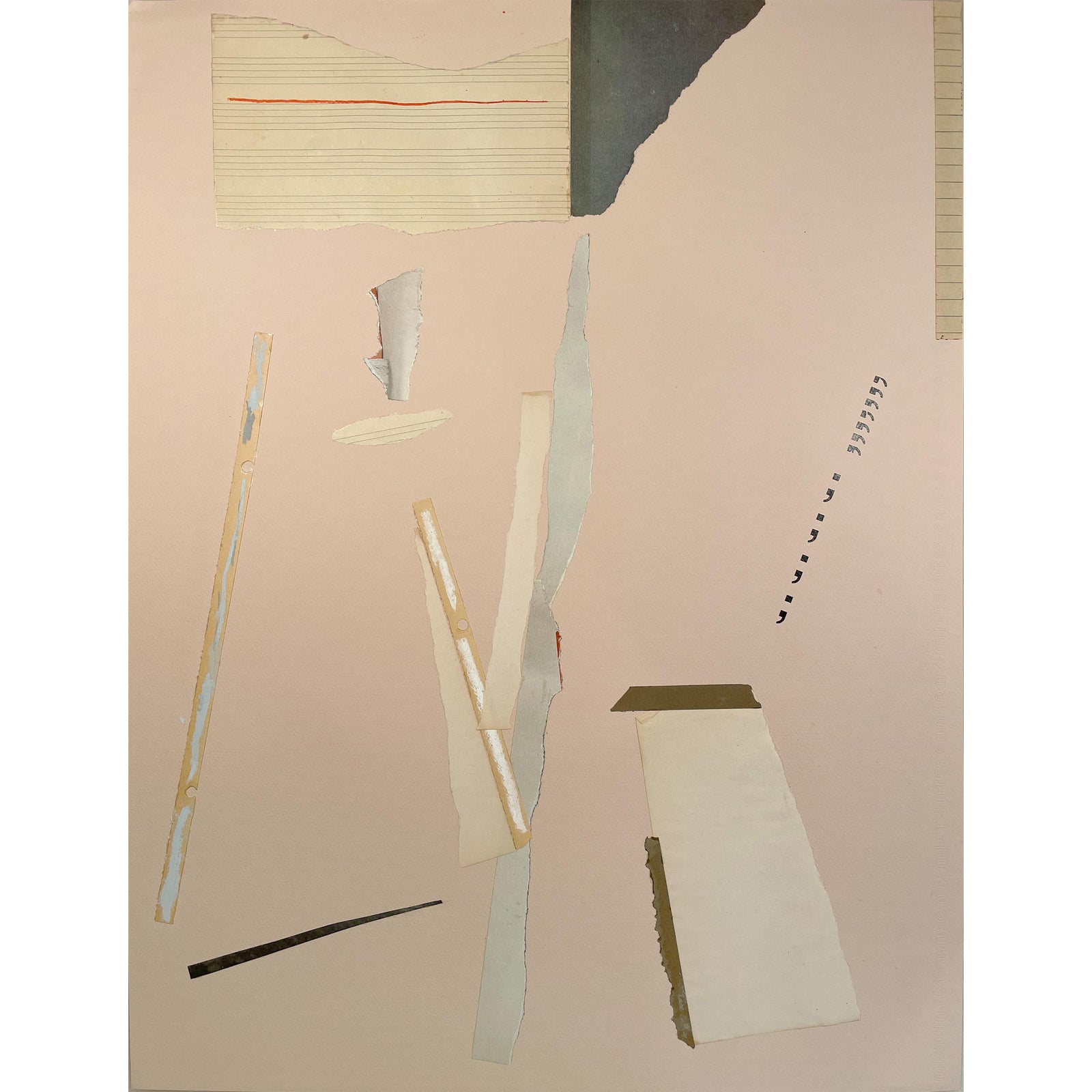 Neutral Toned Minimalist Collage, Original Art by Molly Frances | Chairish