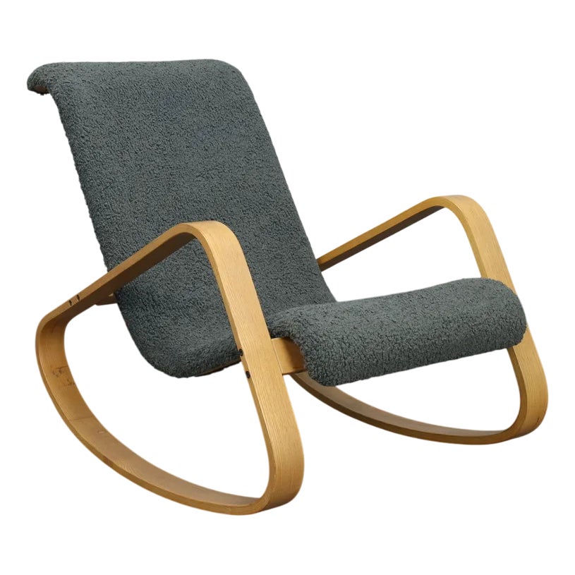 Italian Dondolo Rocking Chair by Luigi Crassevig, 1970s | Chairish