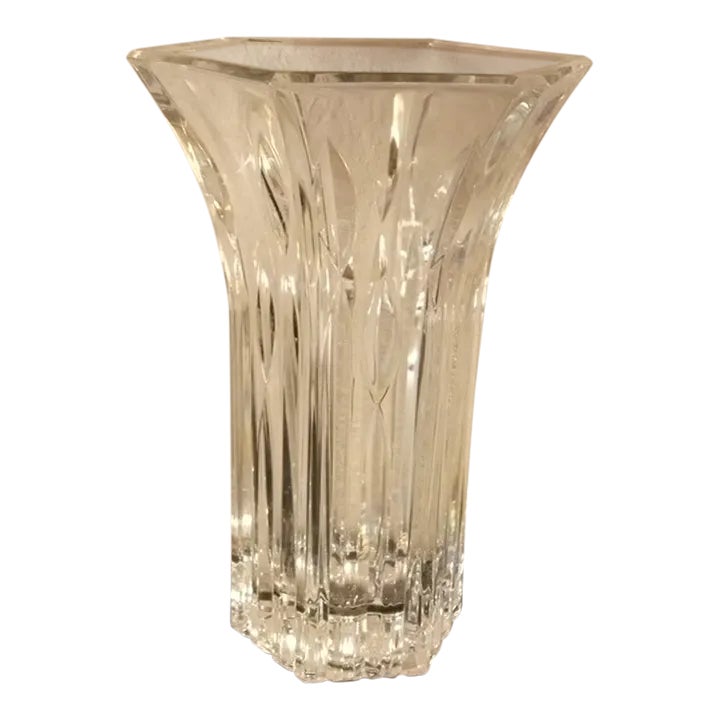 1980s Marquis by Waterford Rainfall Flared Crystal Vase Made in Germany ...