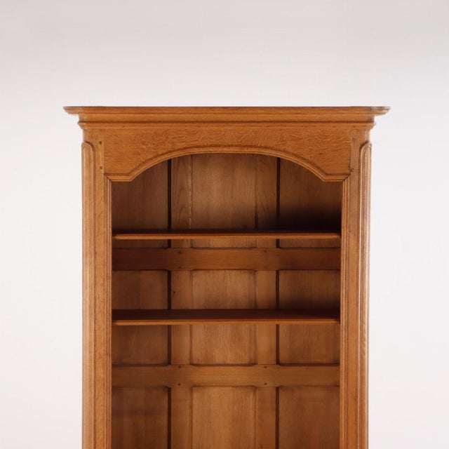 A French Oak Bookcase, in Two Parts. Circa 1900. | Chairish