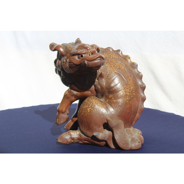 Japanese Foo Dragon Figure | Chairish