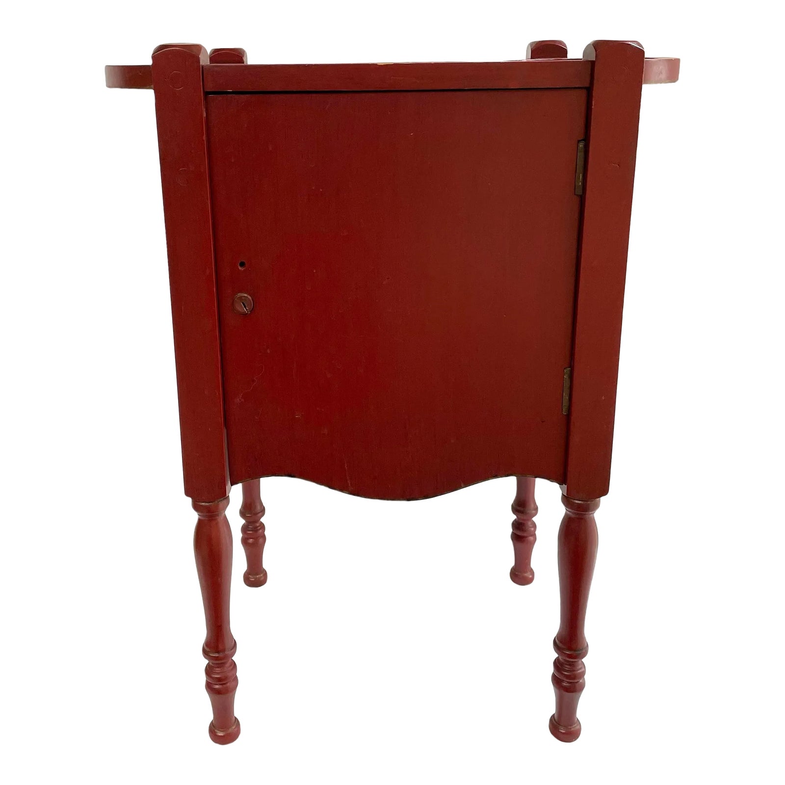 Early 20th Century Antique H T Cushman Vermont Smoking Side Table ...