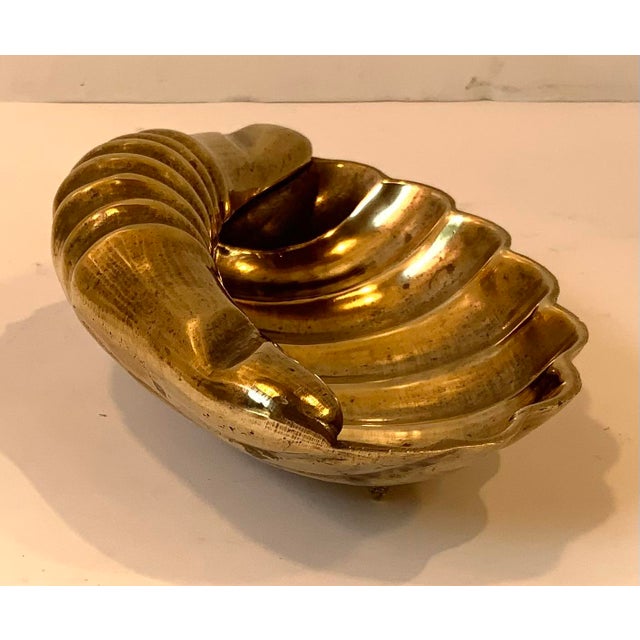Brass Shell Shaped Soap Dish | Chairish