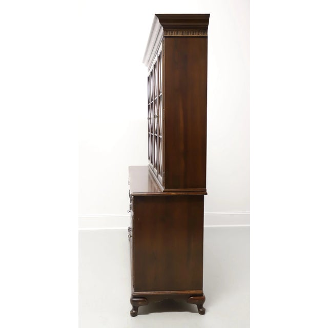 Ethan Allen American Traditional Cherry China Cabinet | Chairish