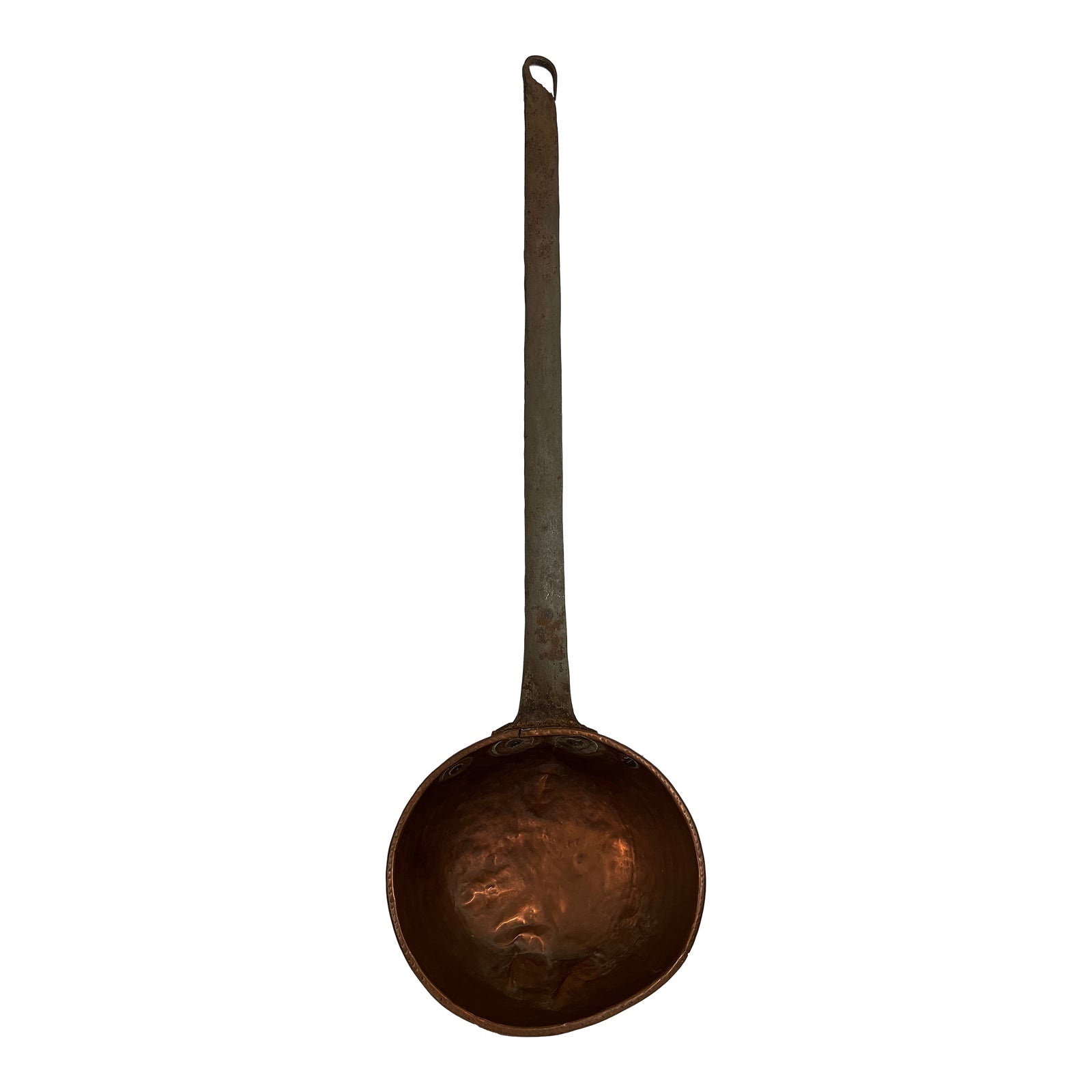 Antique Copper Ladle With Wrought Iron Handle – Primitive Farmhouse ...