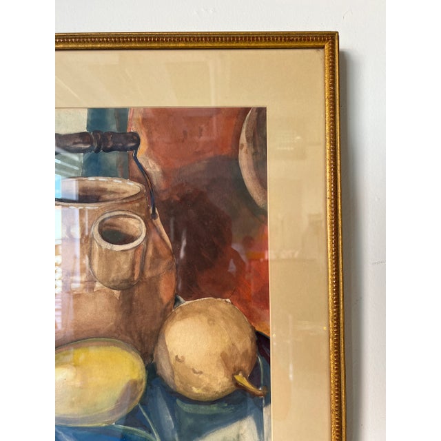 1930's Ruth Rees Still Life Watercolor Painting | Chairish