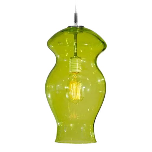 Sol Pendant Light from the Versuvius Collection in Citron | Chairish