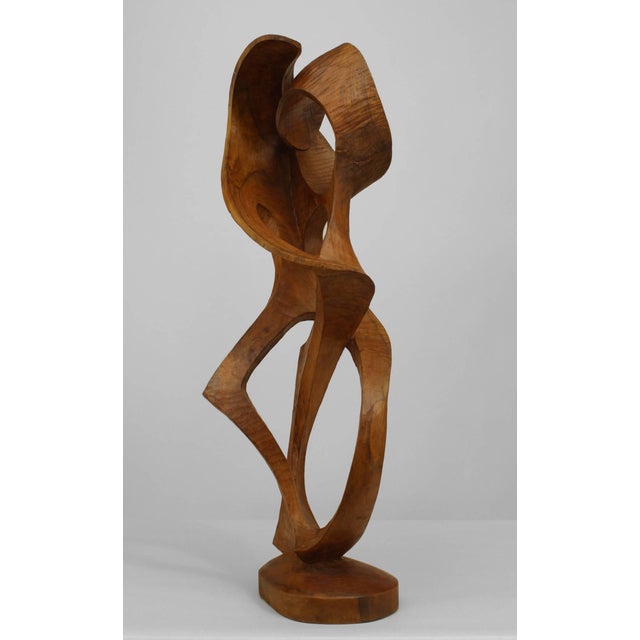 Contemporary Abstract Ambrosia Maple Sculpture | Chairish