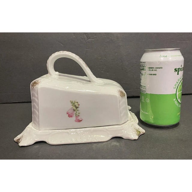 Antique Cheese Dish Porcelain With Lid | Chairish