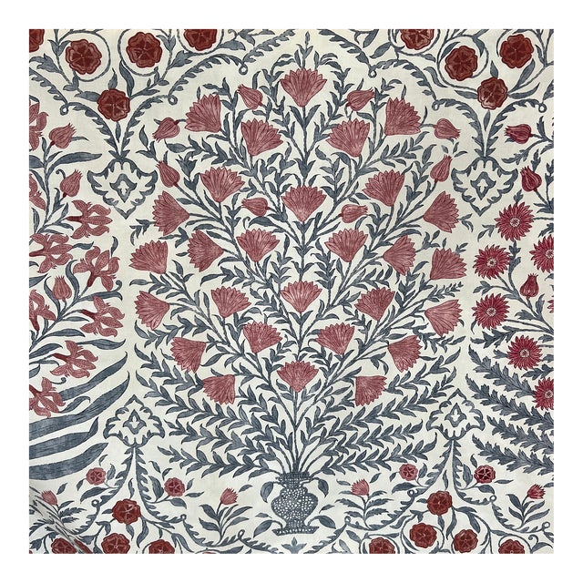 Oscar De La Renta for Lee Jofa Sameera Cotton Fabric - 2 Yards | Chairish