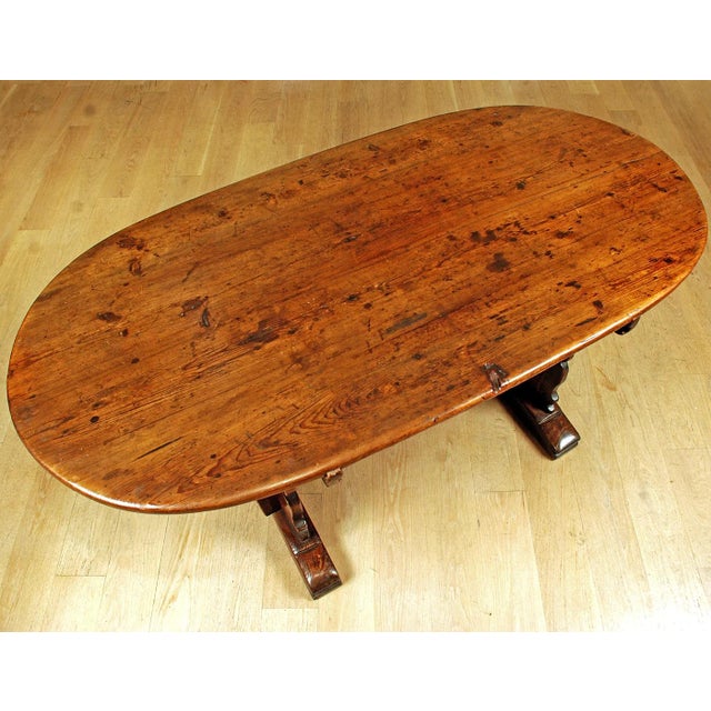 18th Century Swiss Alpine Baroque Period Table | Chairish