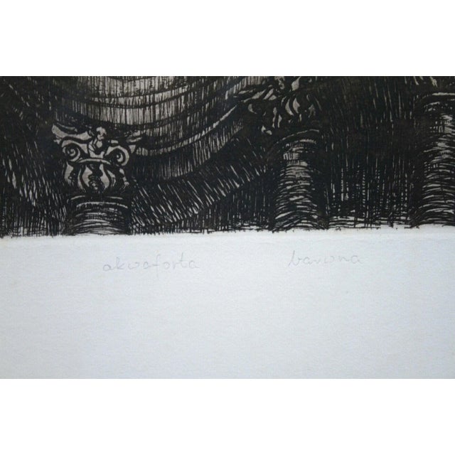 Barbara Rosiak Statek Ariadny Signed Aquatint Etching on Paper 20/30 ...