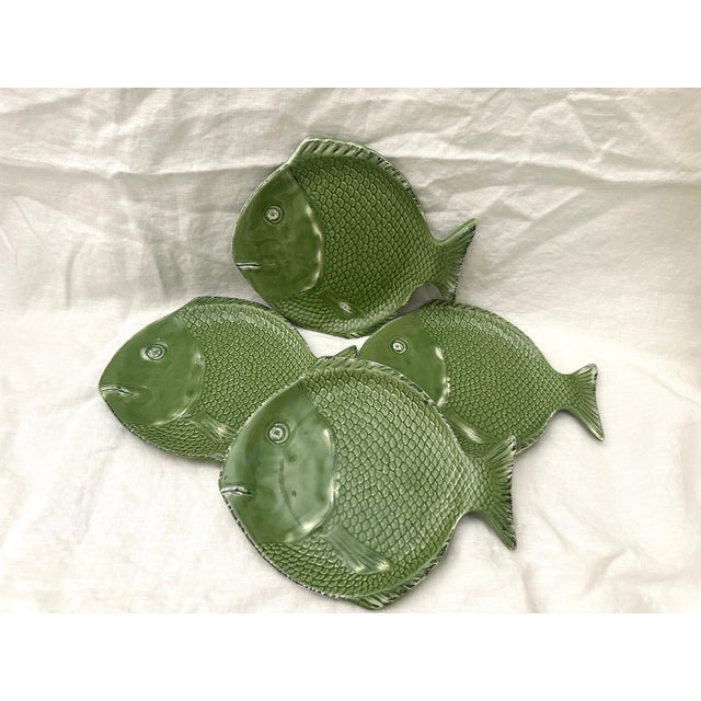 Set of 4 Fish Dessert Plates | Chairish