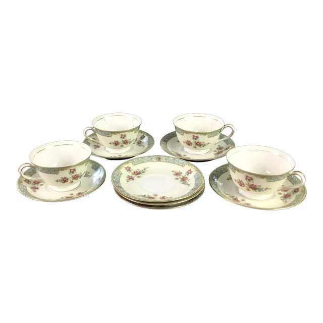 1940s Monarch China Rosaline Pattern Porcelain Tea Set - 15 Pieces ...