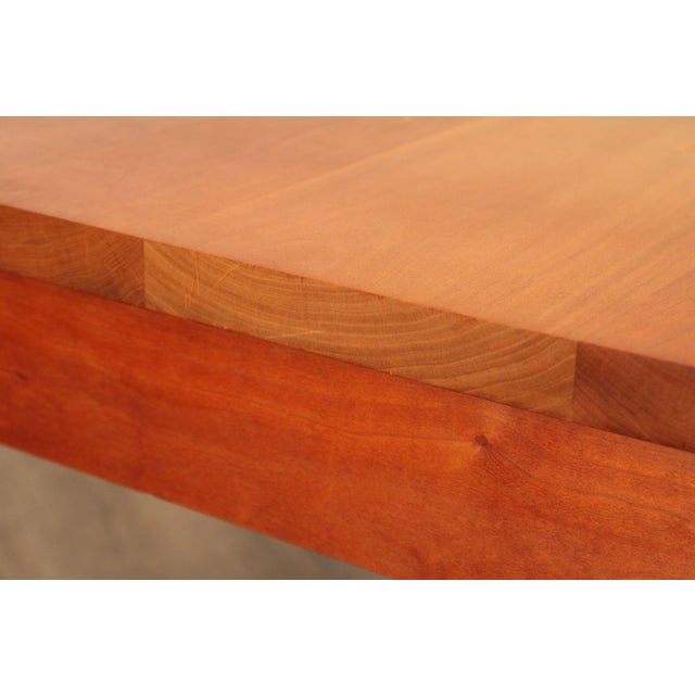 Thomas Moser Cherry 'Eastward' Parsons Dining Table | Chairish