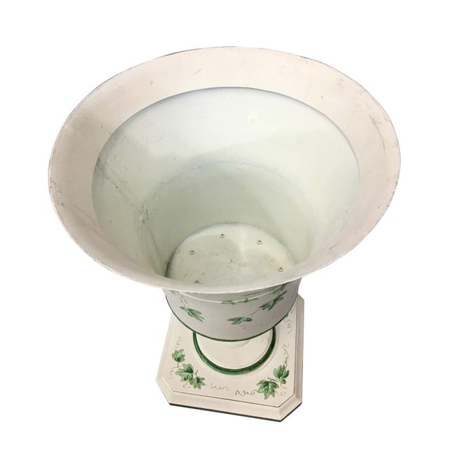 Mid 20th Century Handpainted French Style Planter | Chairish