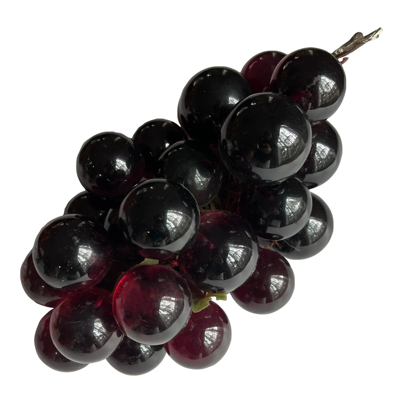 Purple Lucite Mid-Century Grape Cluster | Chairish