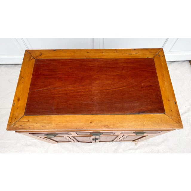 Antique Asian Chinese Rosewood Storage Cabinet | Chairish