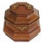 Colonial Williamsburg Style Vintage Mahogany Tea Caddy | Chairish