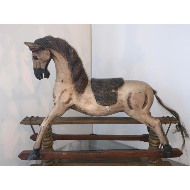Early 1900’s Antique Rocking Horse | Chairish