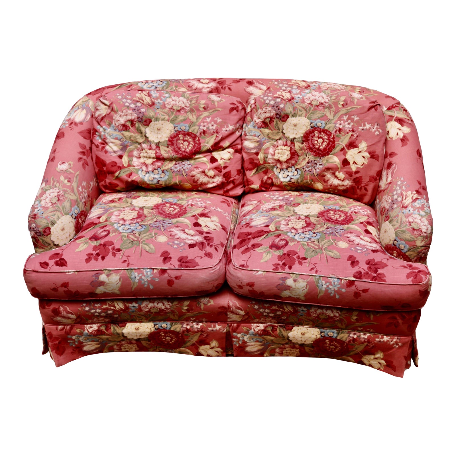 Late 20th Century Century Furniture Vintage Re-Upholstered Sofa in ...