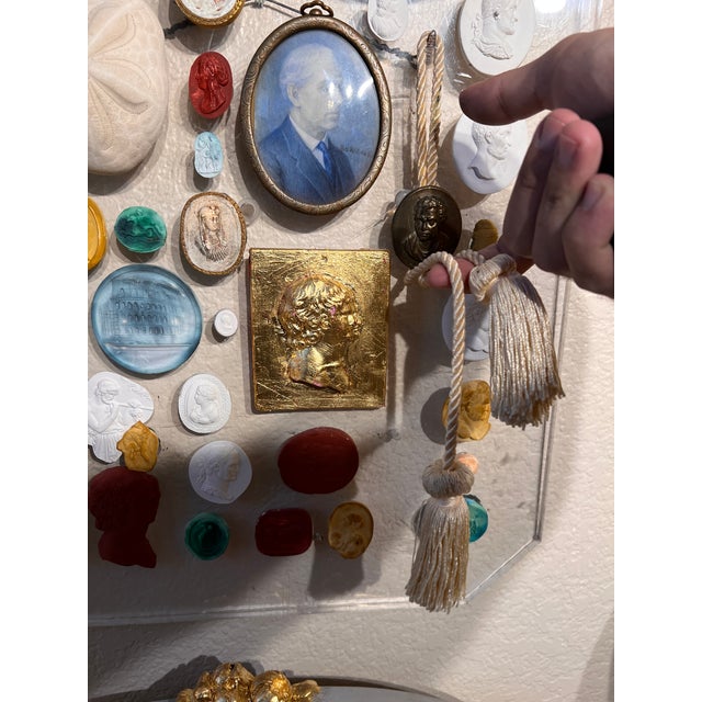 A Collection 19th Century Intaglios, Specimen Samples and Miniatures on ...