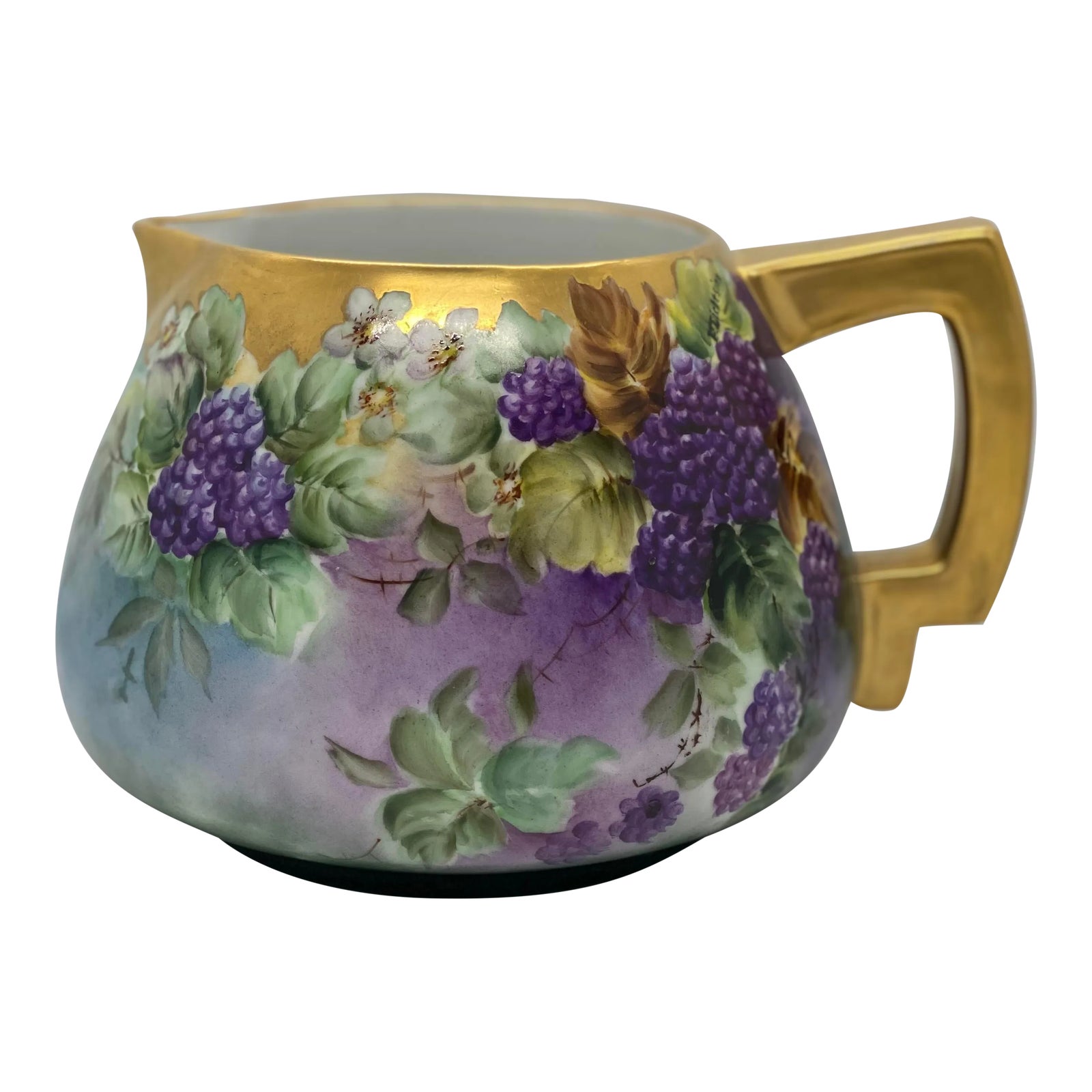 Vintage Mid 20th Century T K Czechoslovakia Cider Pitcher Signed | Chairish
