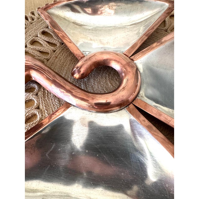 1960s Los Castillo Silver Bird Tray | Chairish