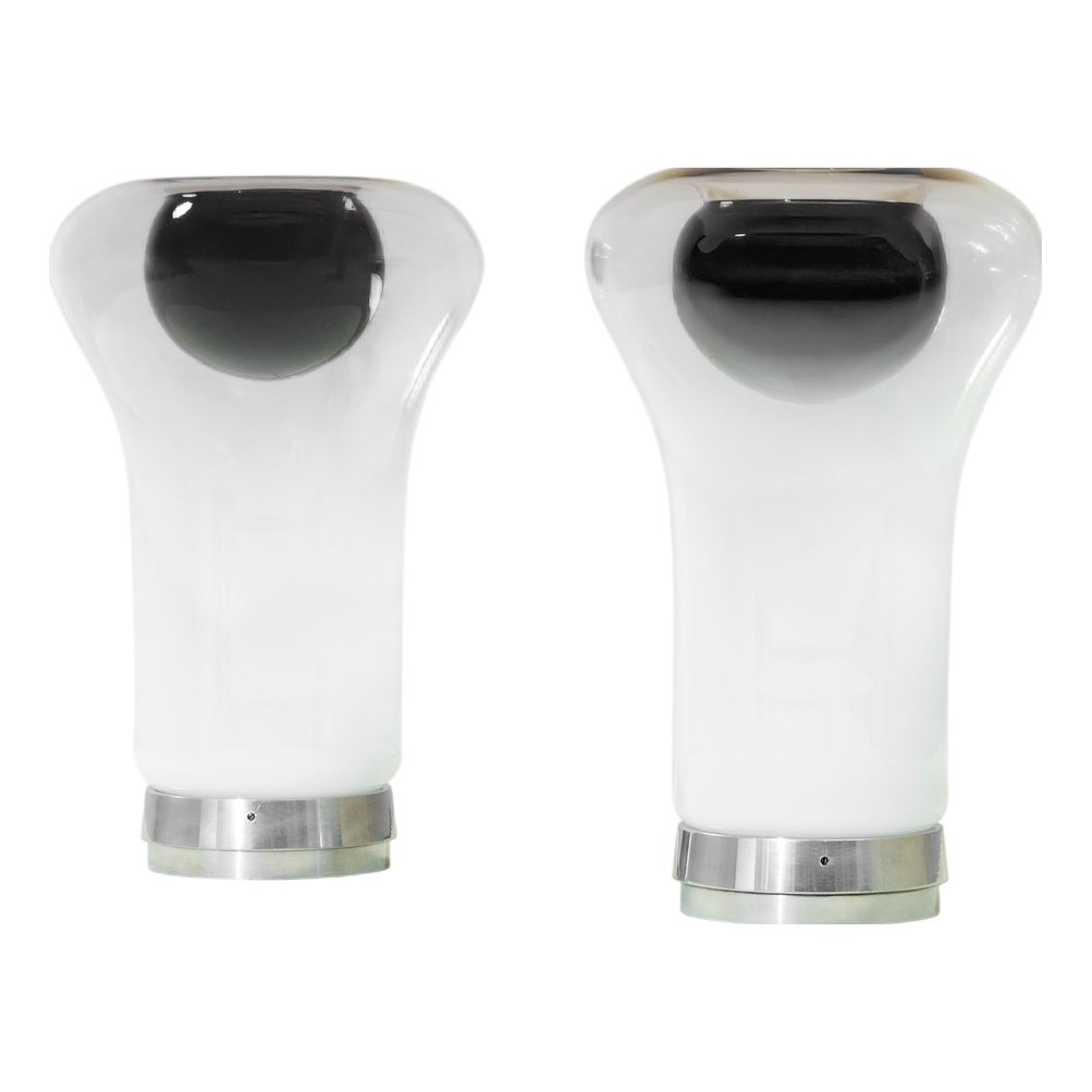 Saffo Lamps by Angelo Mangiarotti for Artemide, 1967, Set of 2 | Chairish