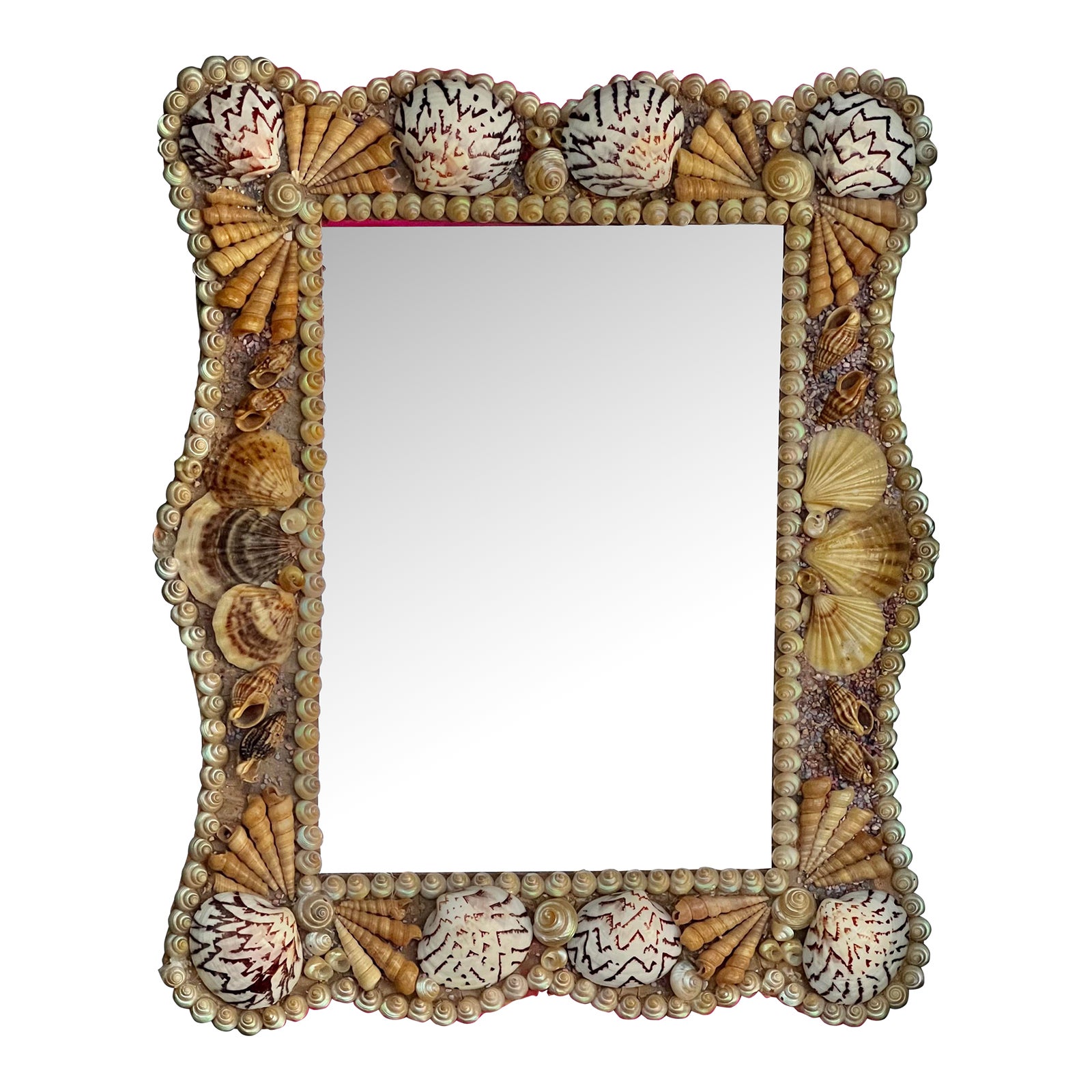 Vintage Shell Mirror | Chairish