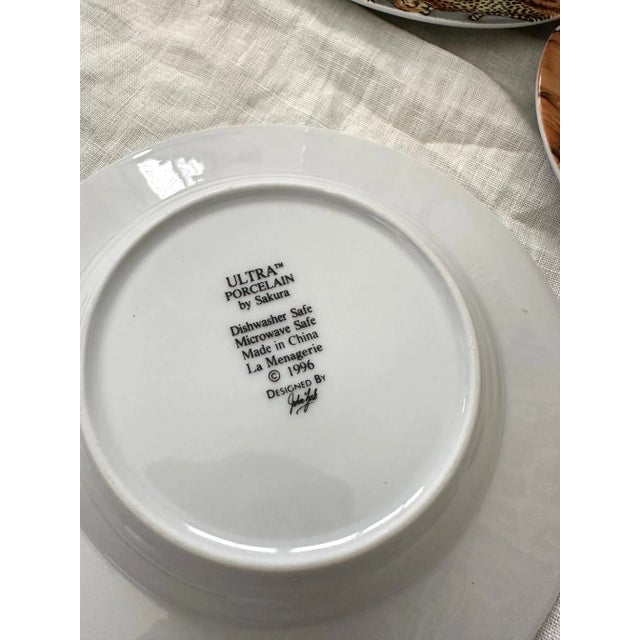 Vintage "La Meragerie" by Sakura Safari Dinnerware Set | Chairish