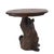 Rustic Black Forest Walnut Bear End Table | Chairish