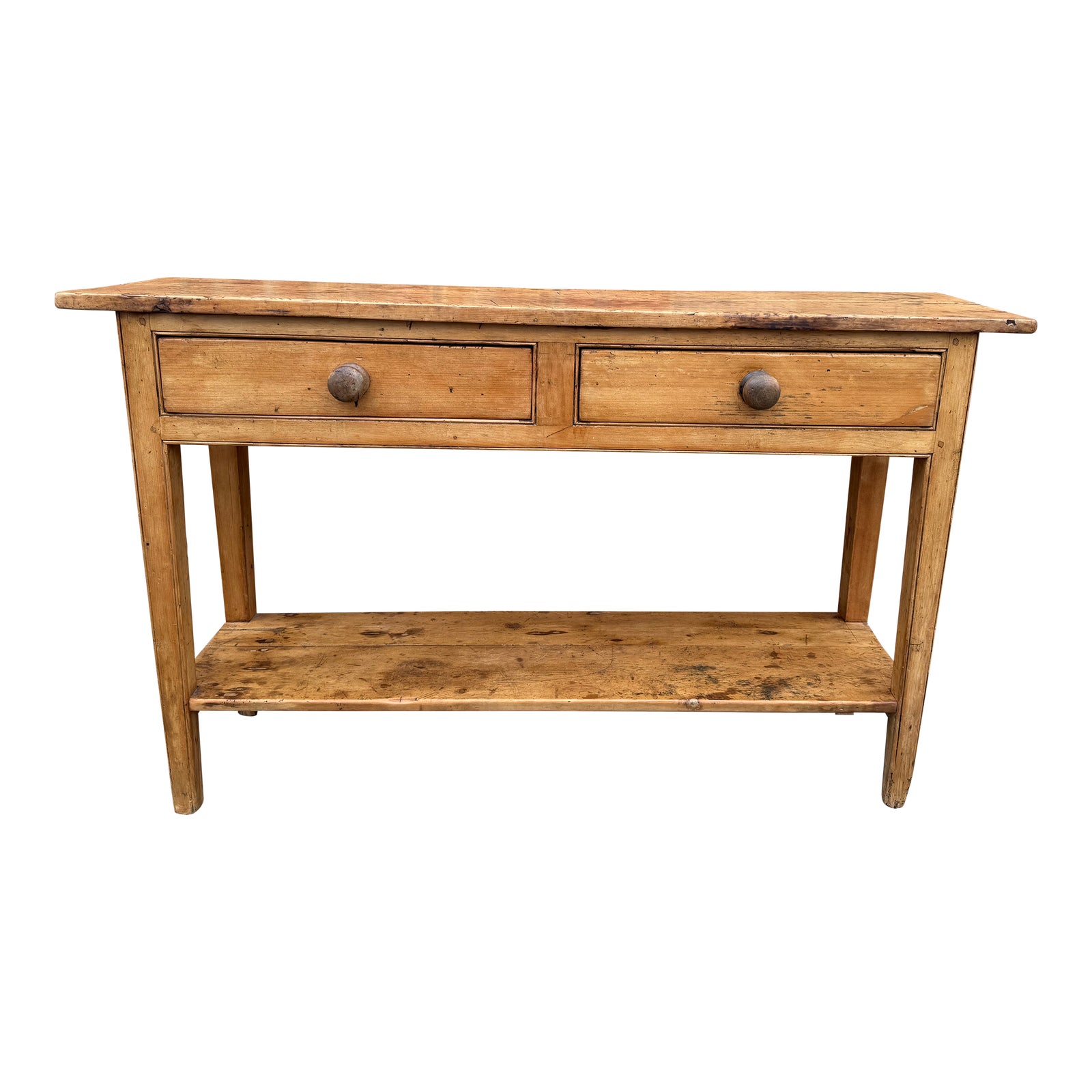 19th Century English Pine Server | Chairish