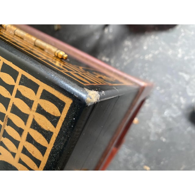 Asian Long Rectangular Sword Chest Trunk | Chairish